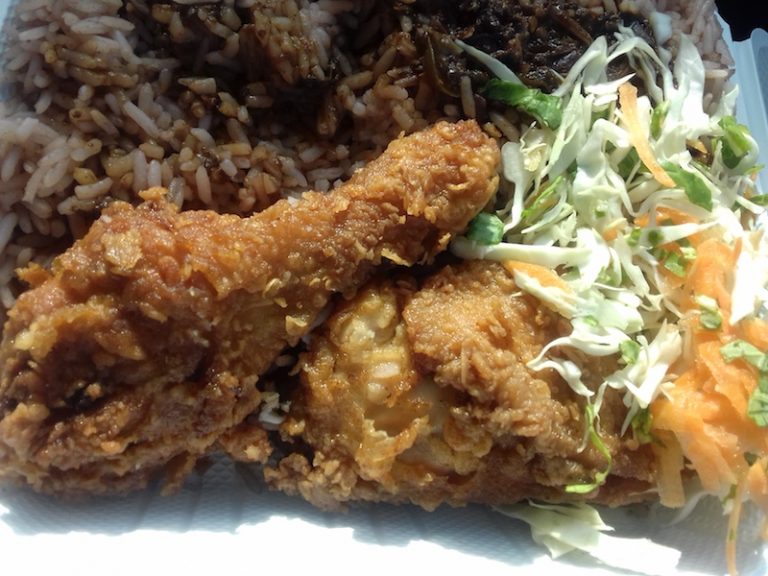 Jamaican Delicious Crispy Fried Chicken Dinner - Cumyah Blog